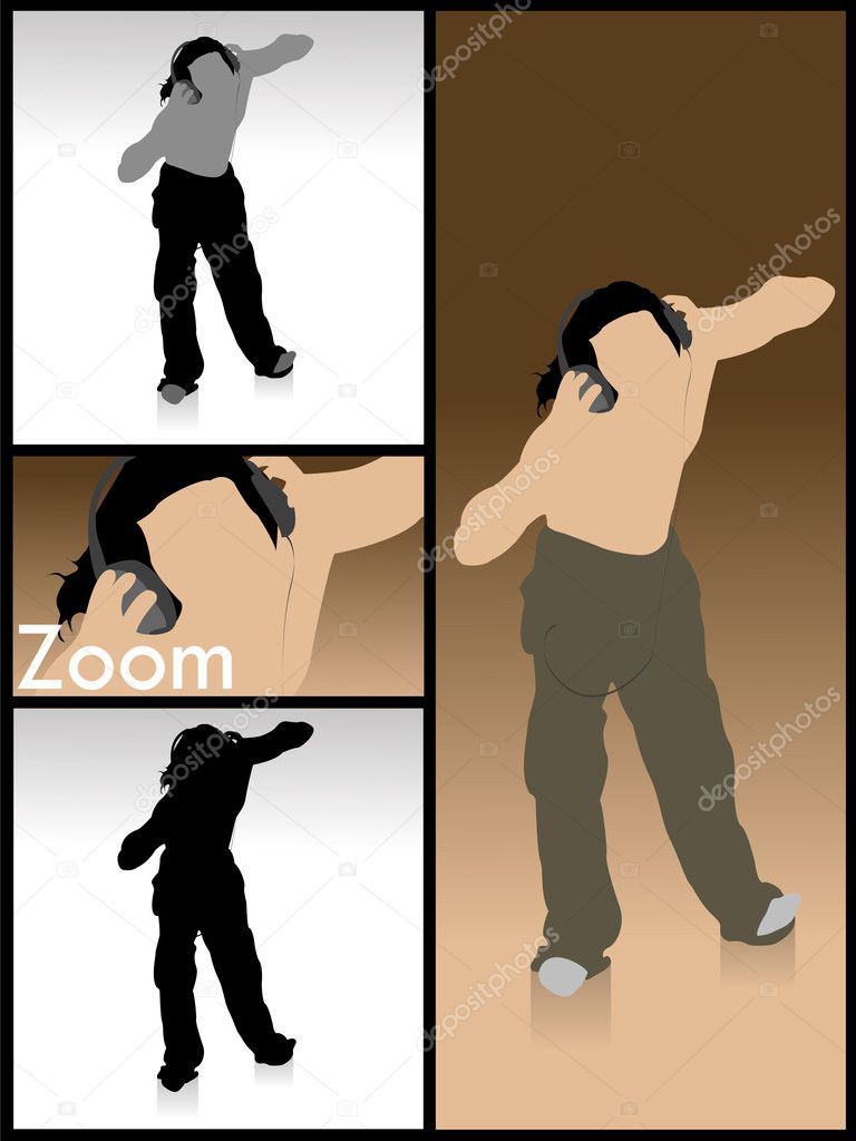 Young male enjoying music Stock Photo by ©imagerymajestic 1693114