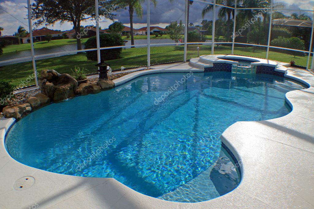 Swimming Pool and Spa Stock Photo by ©quackersnaps 1375801