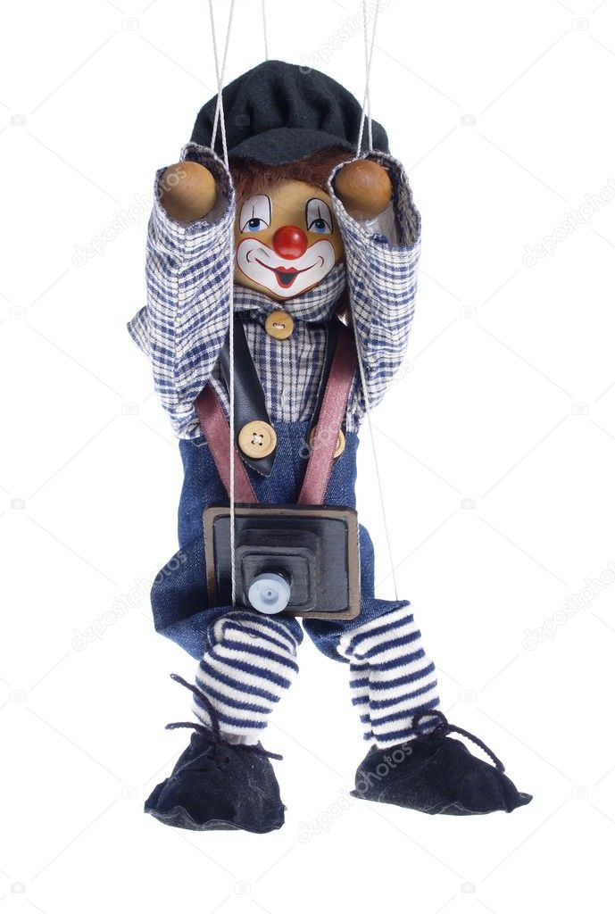Happy Puppet — Stock Photo © karkozphoto #1470401