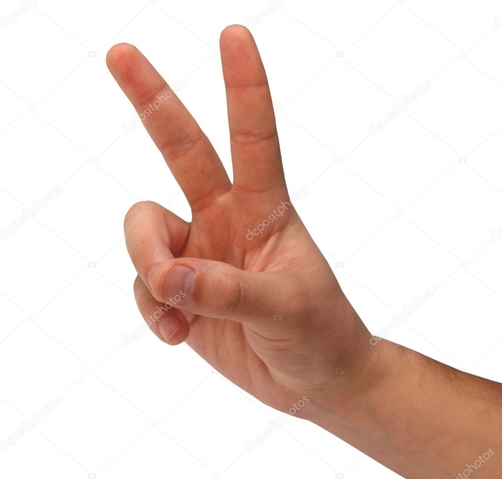 Victory sign — Stock Photo © blackan #1410879