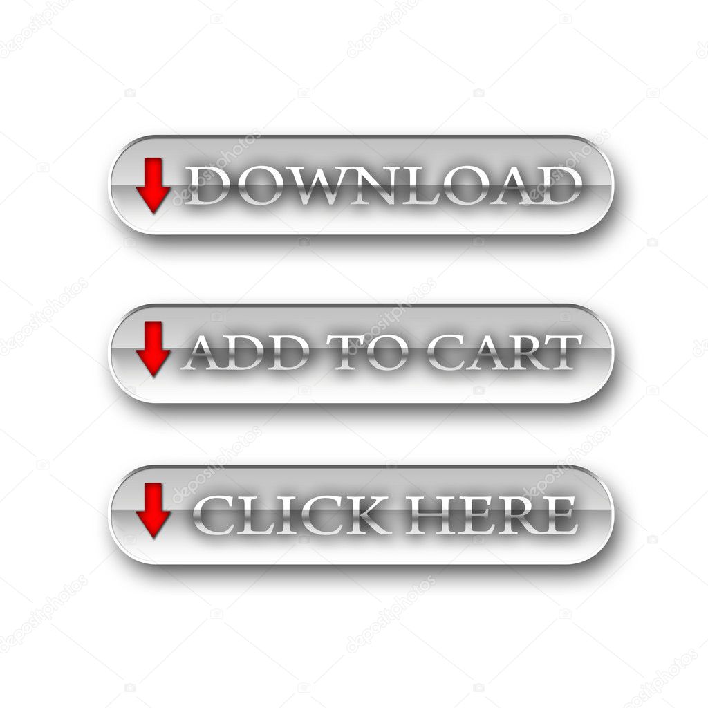 Isolated buttons Stock Photo by ©blackan 1442018