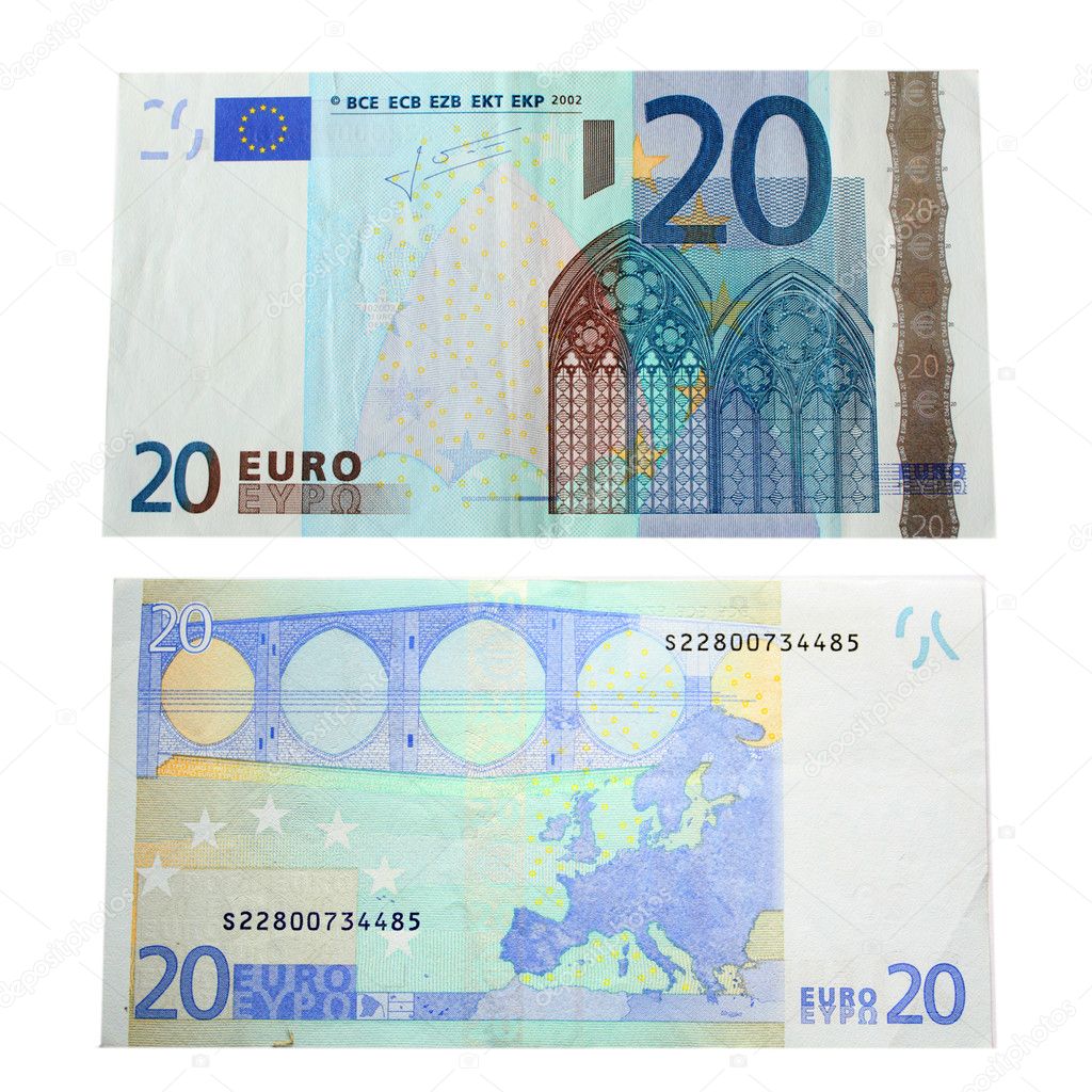 Bankbiljet van 20 euro — Stockfoto © blackan #1461999