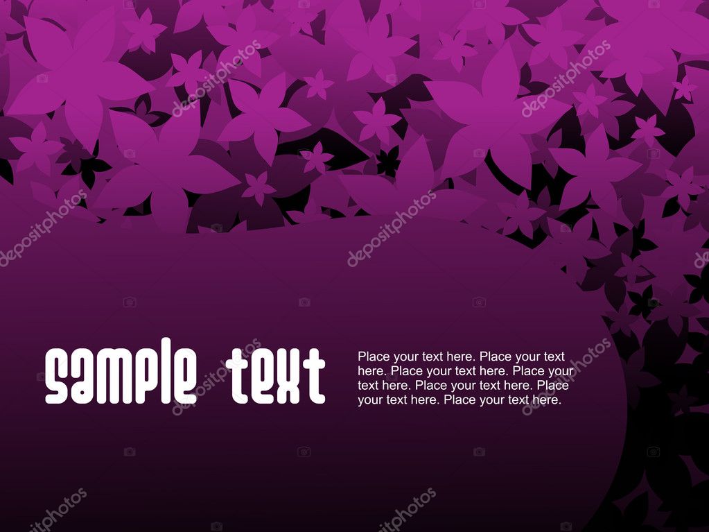Purple flower background Stock Vector by ©alliesinteract 2501459