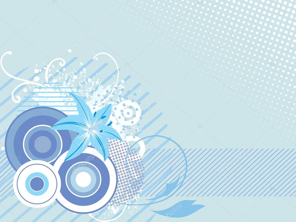 Texture background with bloom, circle Stock Vector by ©alliesinteract ...