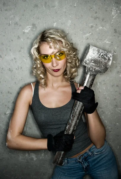 With a sledgehammer Stock Photos, Royalty Free With a sledgehammer ...