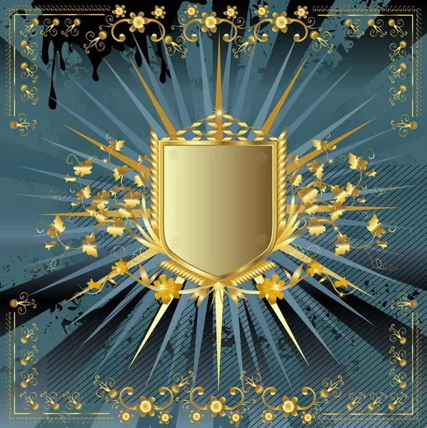 Golden shield — Stock Photo © dip2000 #1628603