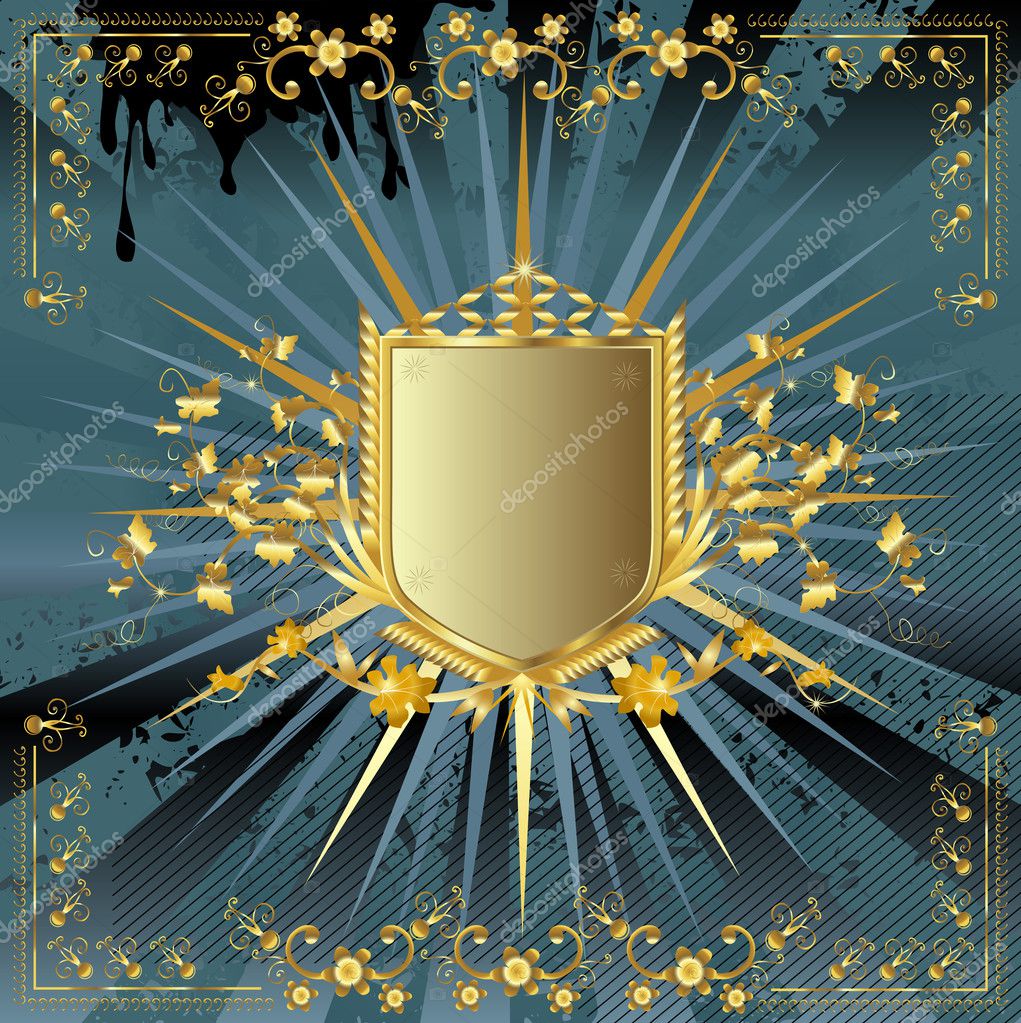 Golden shield Stock Photo by ©dip2000 2426186