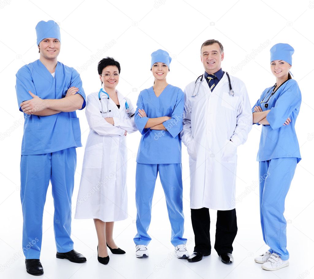 Successful doctors standing together — Stock Photo © valuavitaly #1462729 Successful doctors standing together — Stock Photo © valuavitaly #1462729