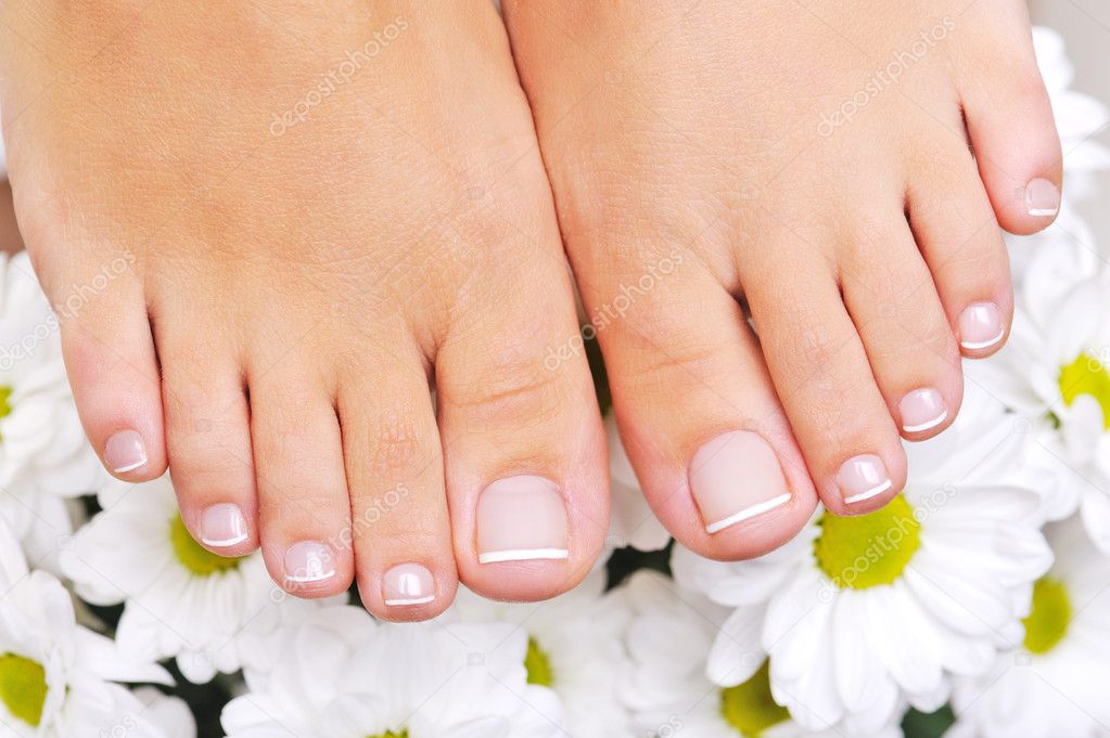 Bellissimi piedi femminili ben curati — Foto Stock #1534800