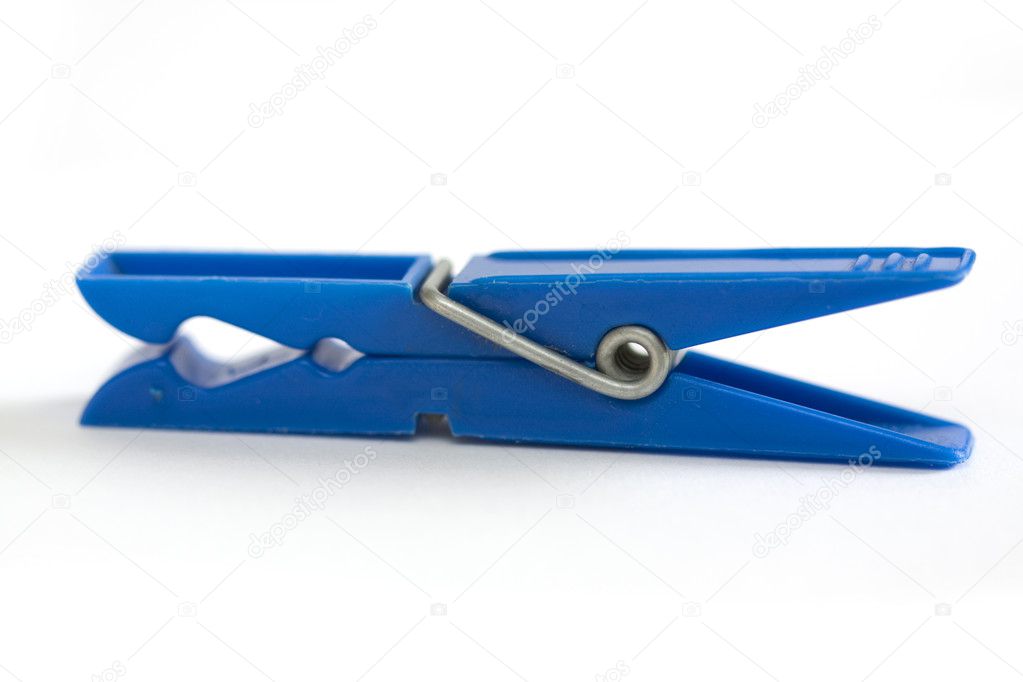 Blue clothes-peg — Stock Photo © Tomukas #2647767