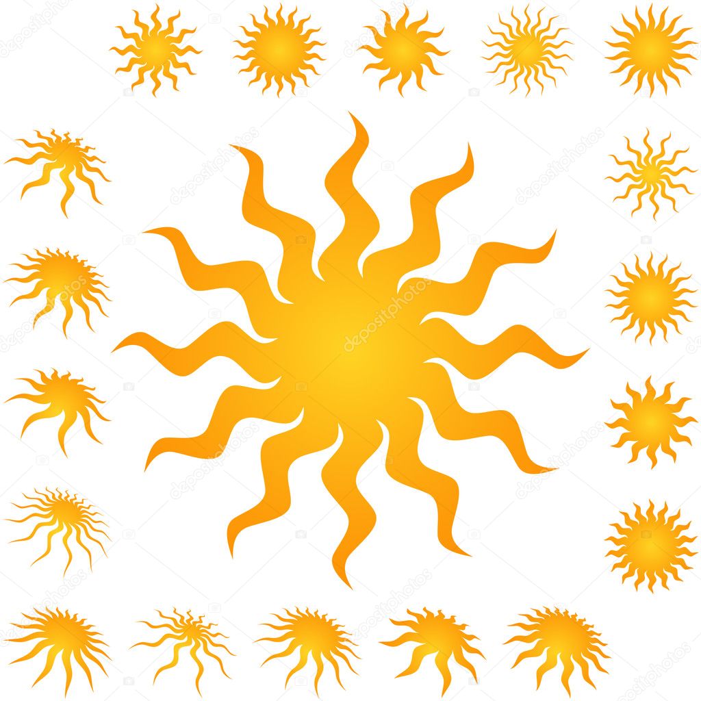 Sunburst abstract vector. Stock Vector by ©studiom1 1437442