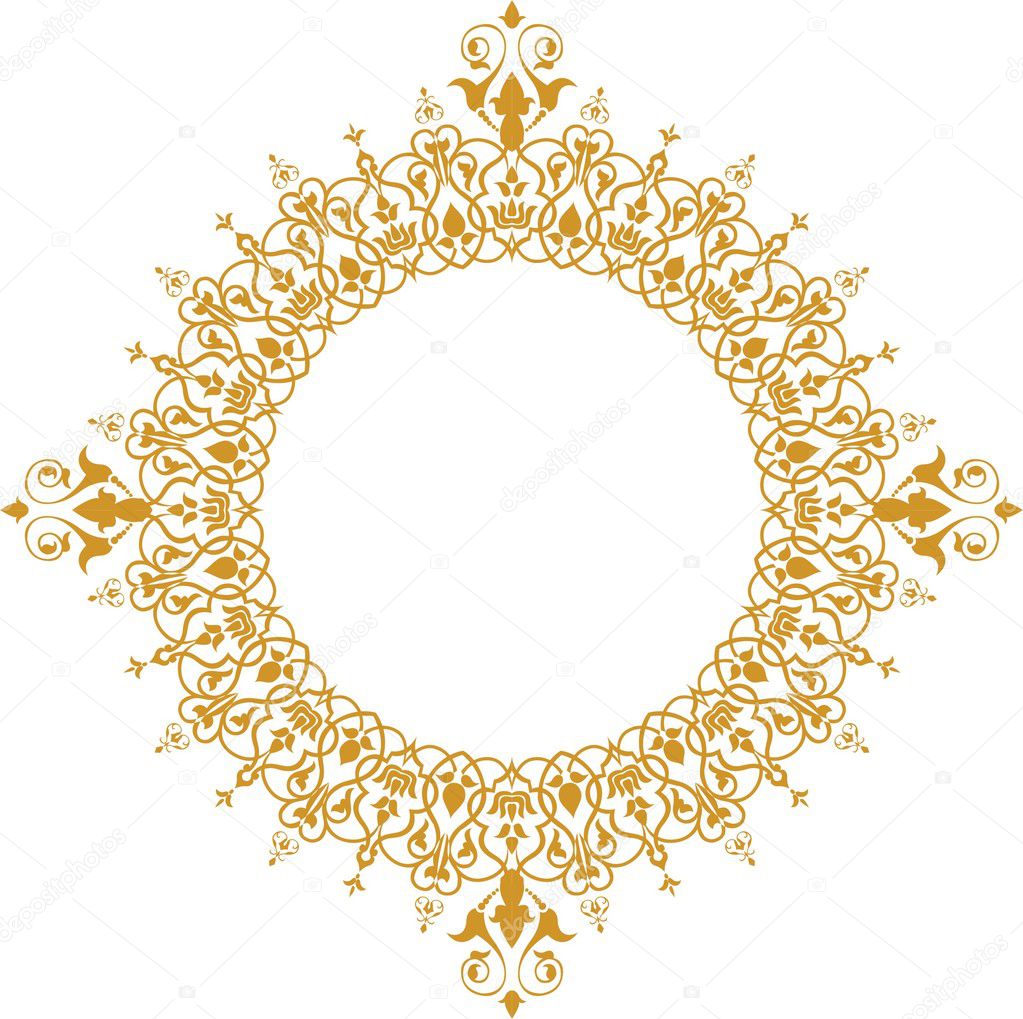 Golden Border Stock Vector Image by ©SHAZAD #1462386