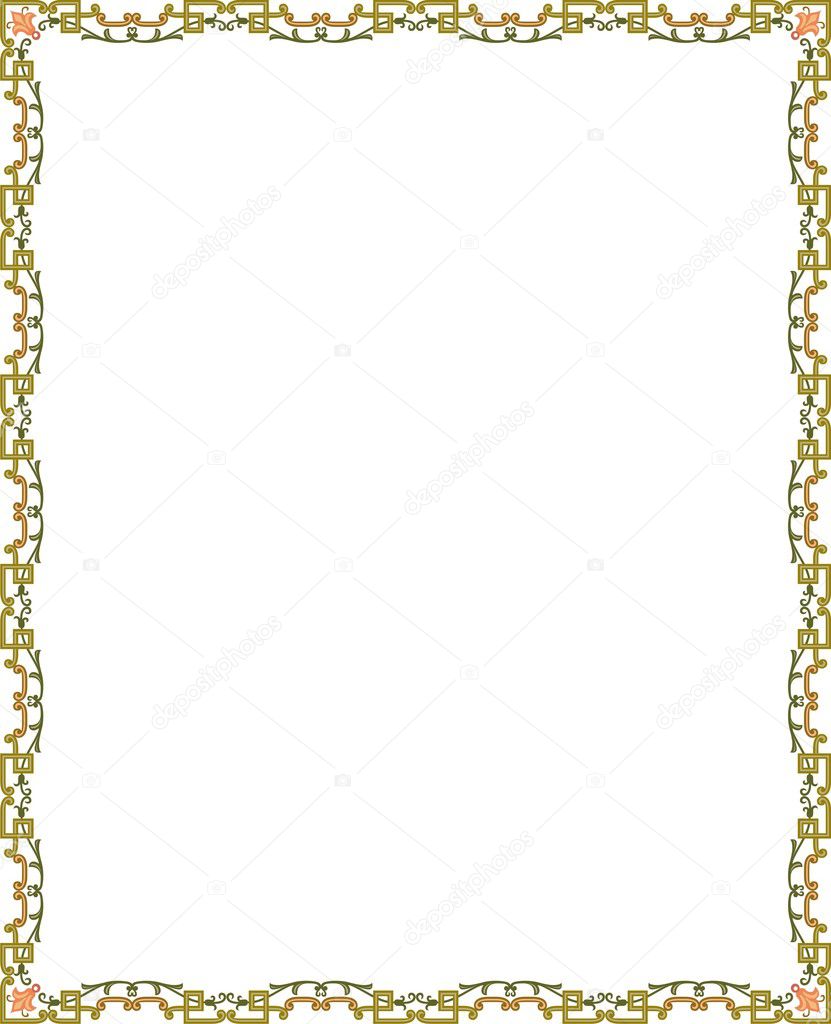 Vector Border Stock Vector by ©SHAZAD 1462842