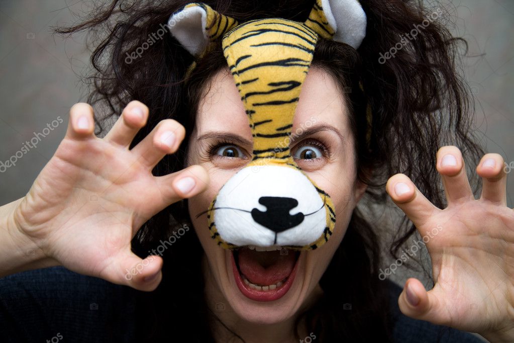 Funny tiger Stock Photo by ©yanlev 1706696