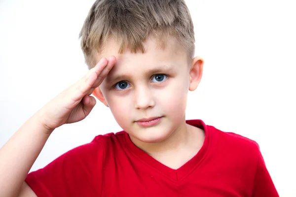 Boy saluting Stock Photos, Royalty Free Boy saluting Images | Depositphotos