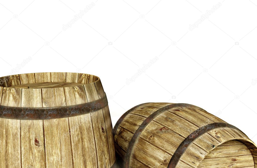 Two wine barrels Stock Photo by ©ArtRudy 1458949