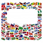 Collection of Flags on white background Stock Photo by ©pakmor 1481343