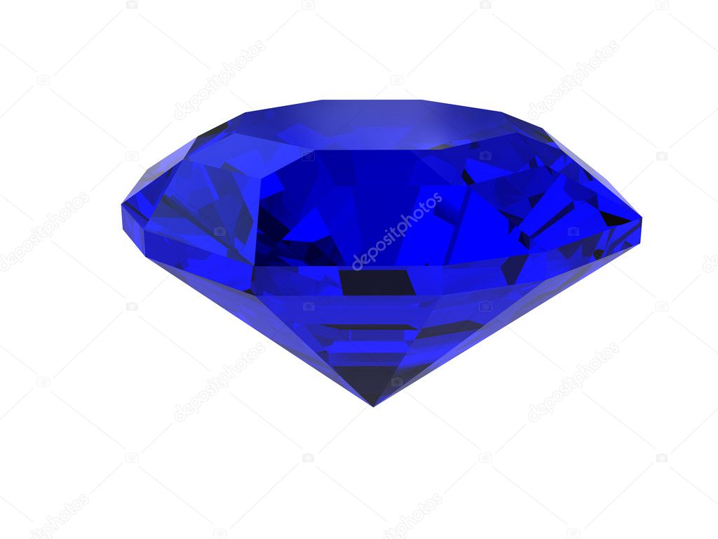 Dark-blue gemstone — Stock Photo © madbit #2468703