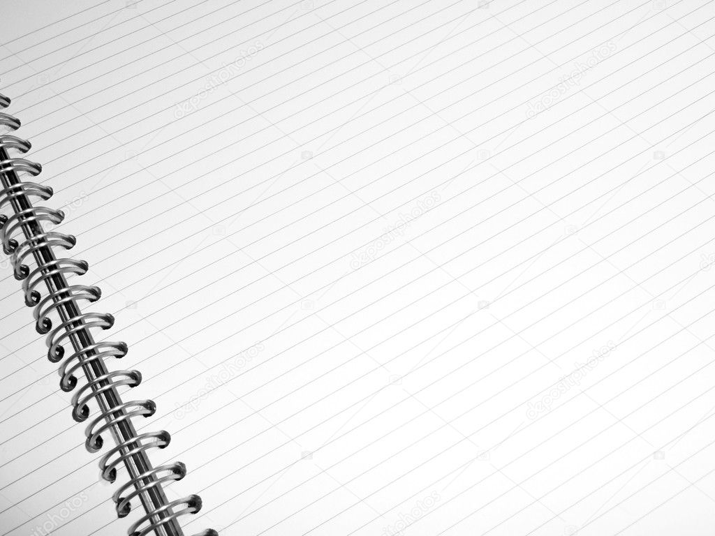 White lined notepad — Stock Photo © magraphics #2491020