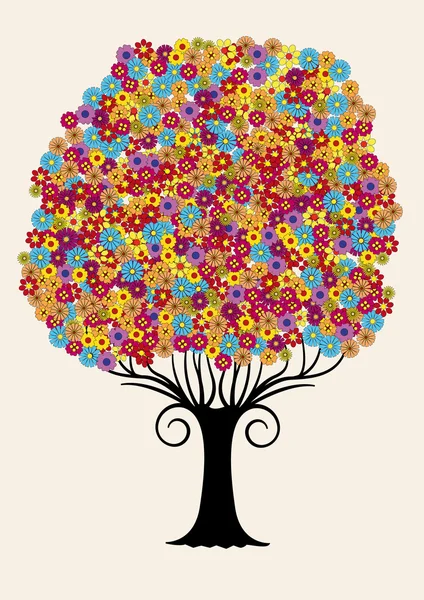 Retro tree Vector Art Stock Images | Depositphotos