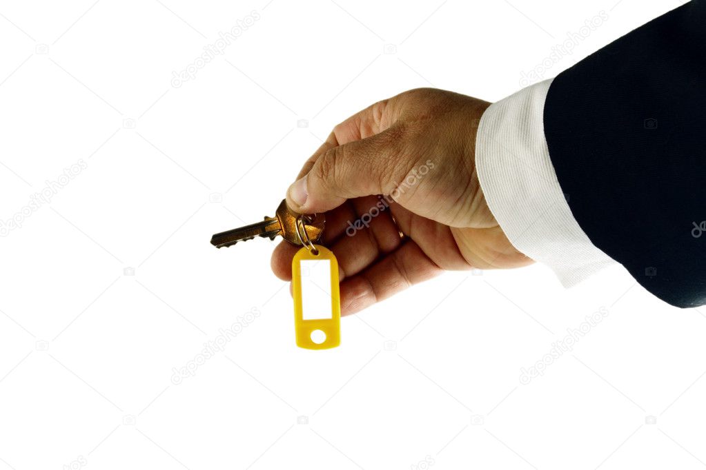 Hand whith key — Stock Photo © -Vladimir- #1558102