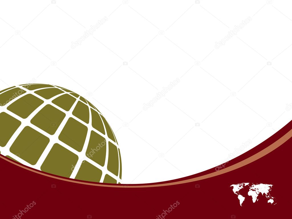 Background template and world map Stock Vector Image by ©cifotart #1730074