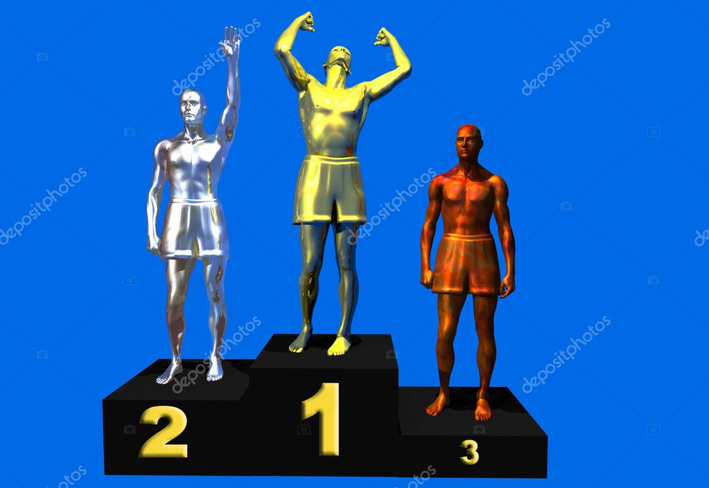 Winners podium — Stock Photo © Clivia #1700630