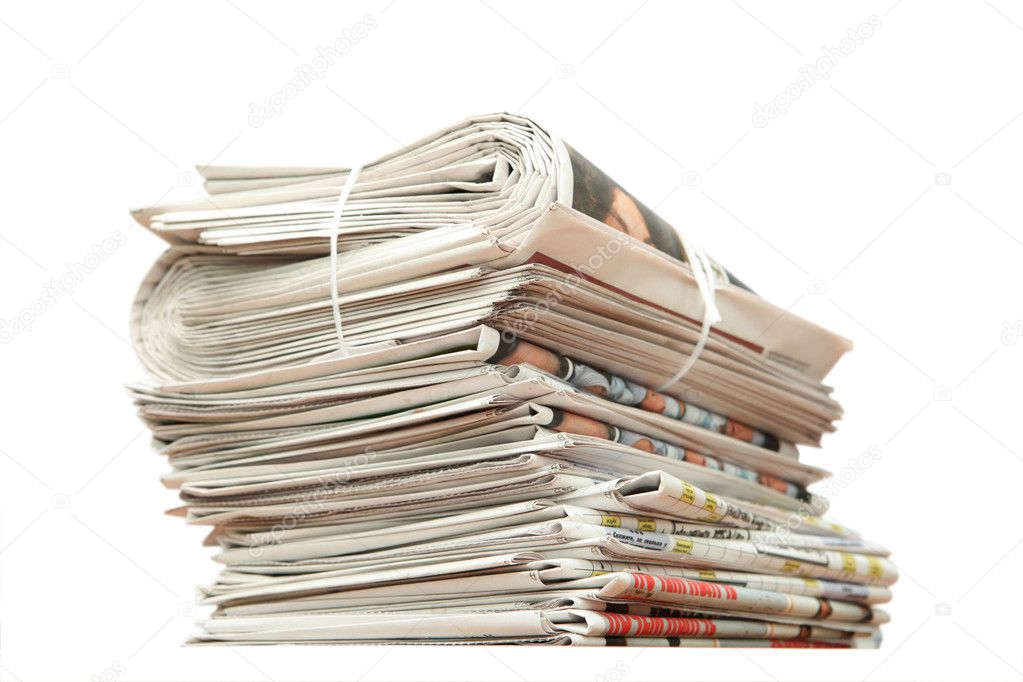 Newspaper stack — Stock Photo © andreyuu #1626393