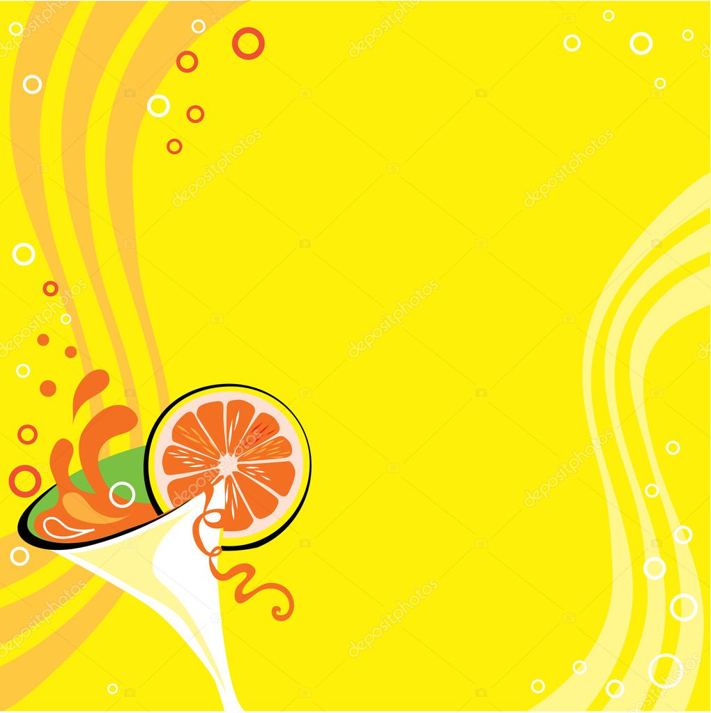 Coctail and bubbles Stock Vector Image by ©kynata #1689347