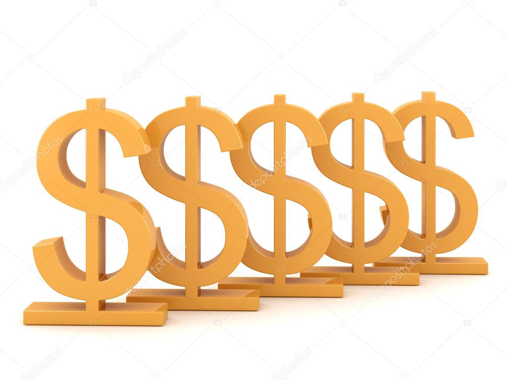 Dollar signs Stock Photo by ©kengoru 1598955