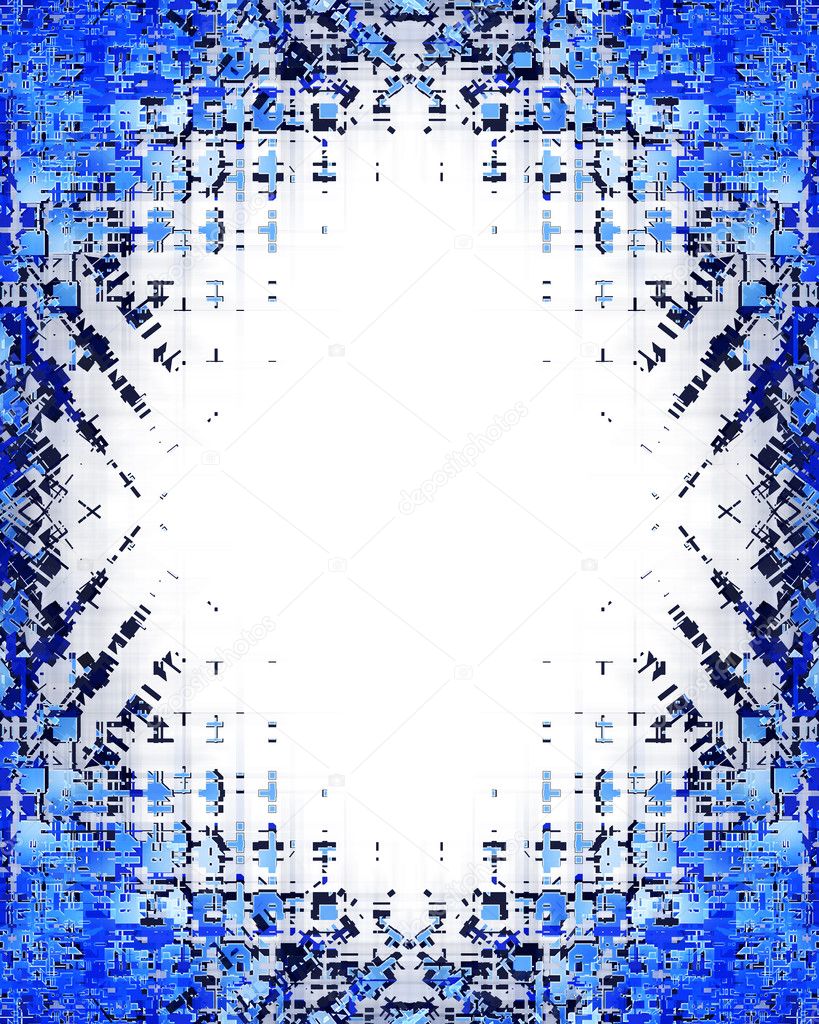 Blue frame background abstract Stock Photo by ©agchern 1902562