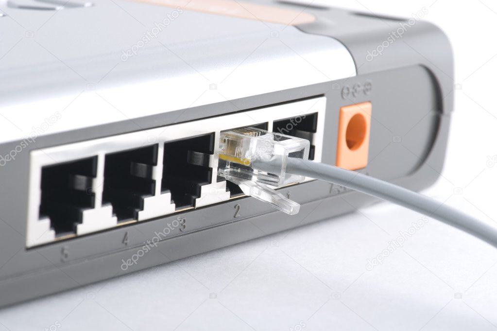 Connect in ethernet switch Stock Photo by ©Garry518 1859607