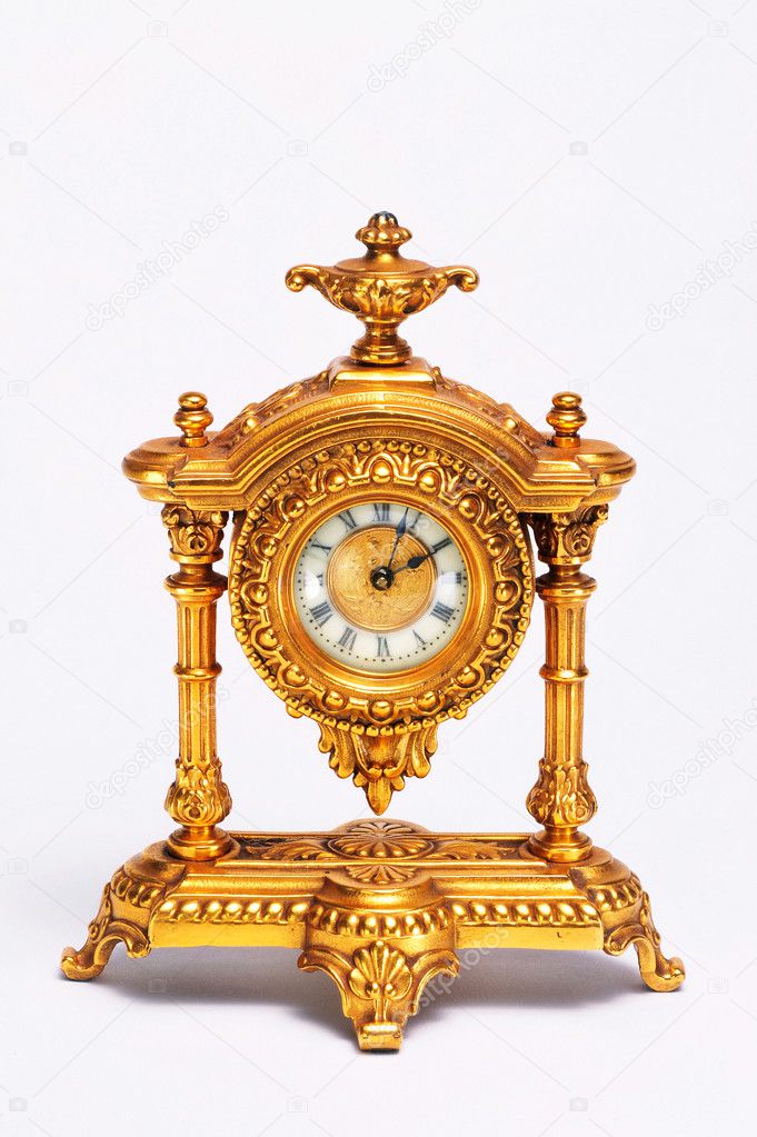 Gold French Clock Stock Photo by ©mj0007 1713017