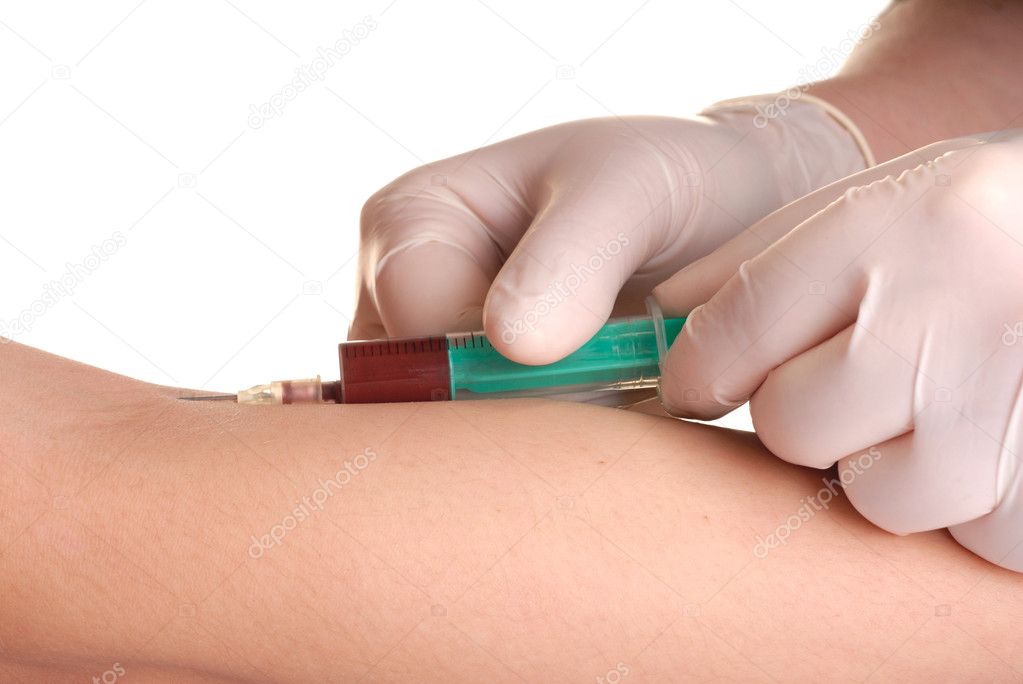 Blood Extraction — Stock Photo © phodopus #1595018