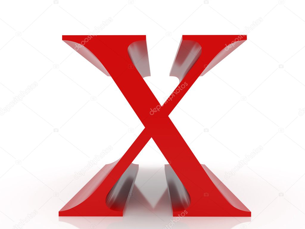 Letter x — Stock Photo © rook76 #1995092