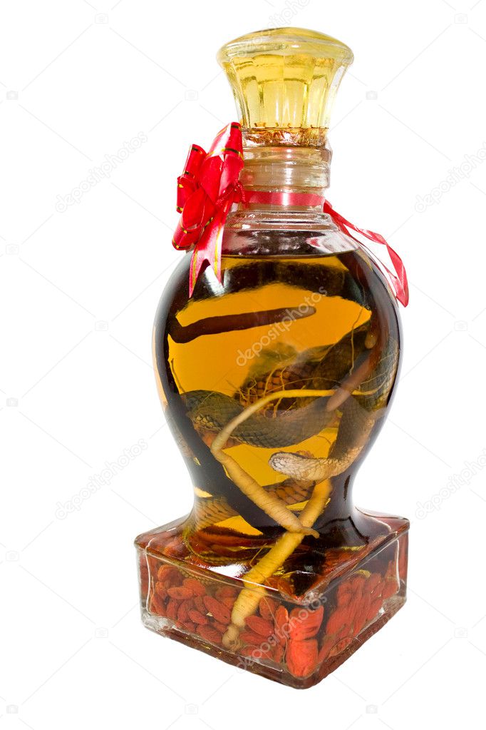Vodka with snake in a bottle Stock Photo by ©Ungaju 2532701