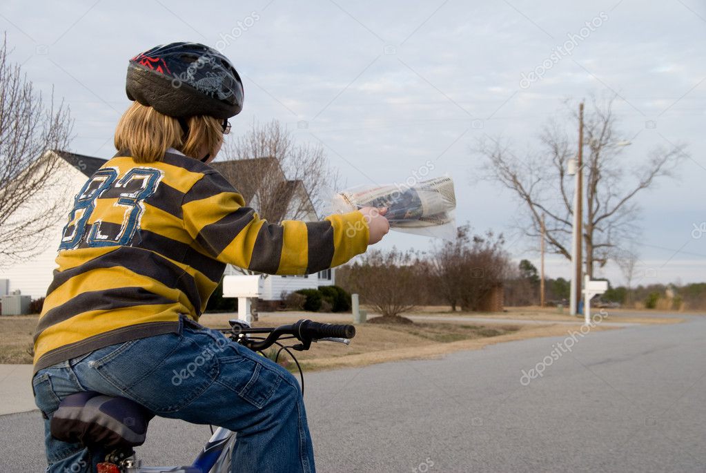 Newspaper Delivery — Stock Photo © robeo123 #2008589