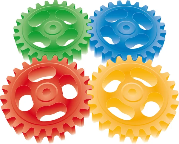 Colorful gears Stock Vectors, Royalty Free Colorful gears Illustrations ...