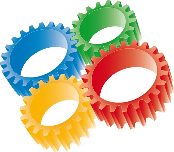 Colorful gears icon, Royalty-free Colorful gears icon Vector Images ...
