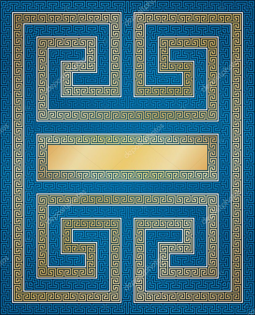 Greek background — Stock Vector © almagami #1689144