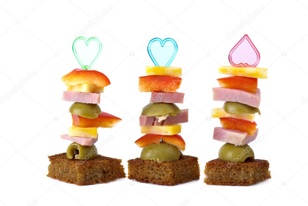Three canape Stock Photo by ©digitalr 1690740