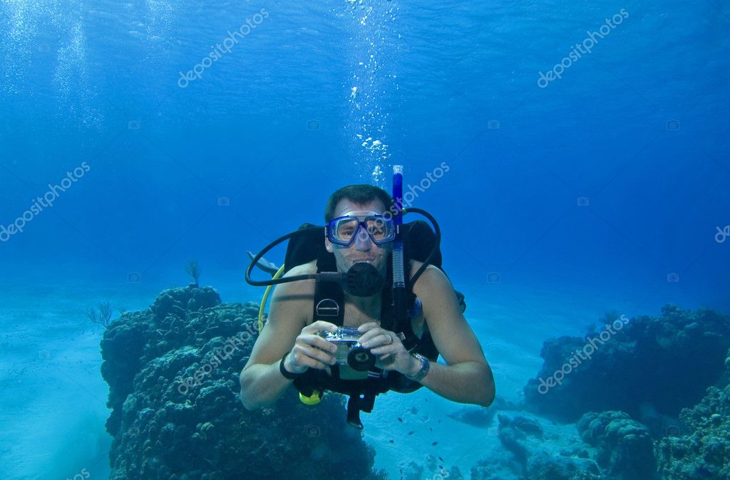 Scuba Diver — Stock Photo © ajalbert #1705864 Scuba Diver — Stock Photo © ajalbert #1705864