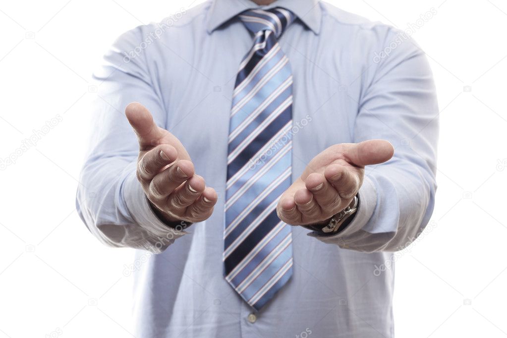 Open hands in gesture welcome — Stock Photo © zwolafasola #2458574