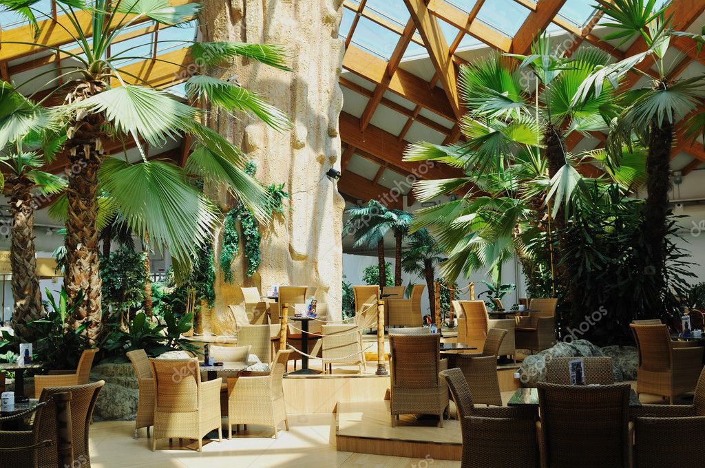 Tropical restaurant indoor Stock Photo by ©.shock 1679192