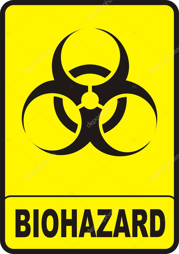 Yellow Biohazard Sign Stock Photo by ©tony4urban 1848529