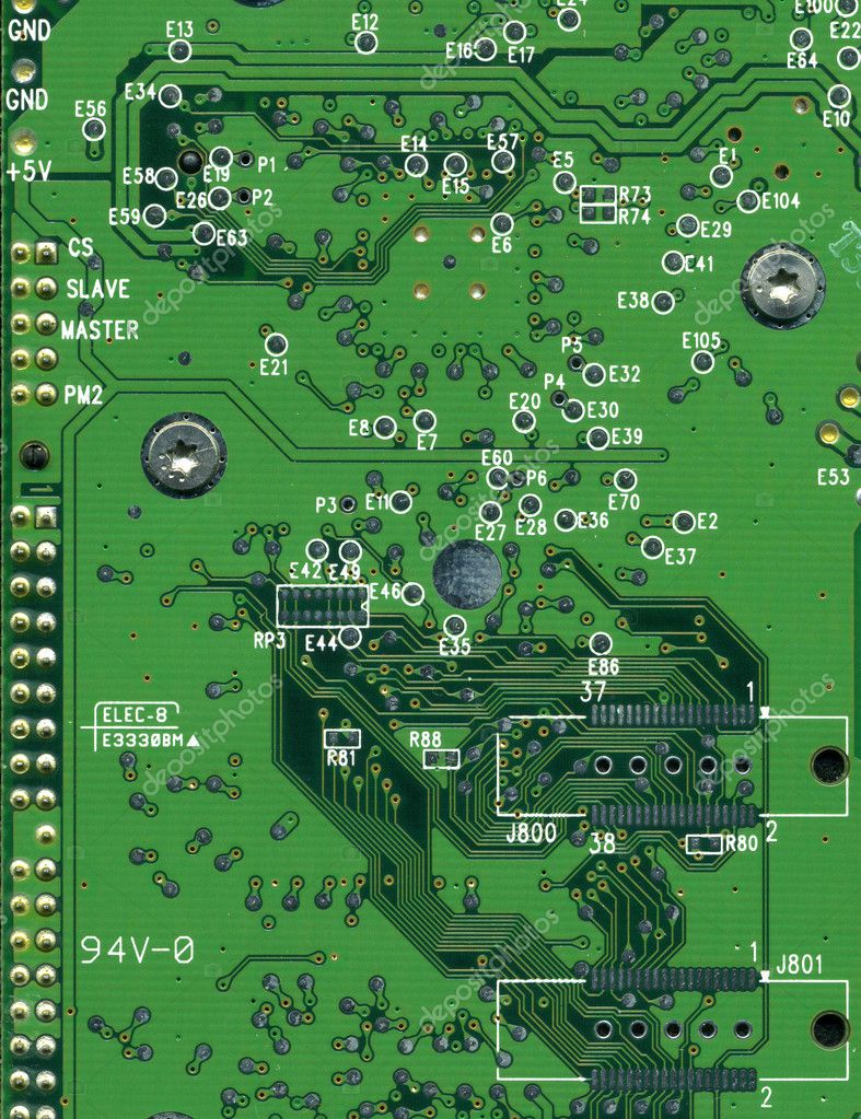 Green motherboard — Stock Photo © wowr74 #1745367