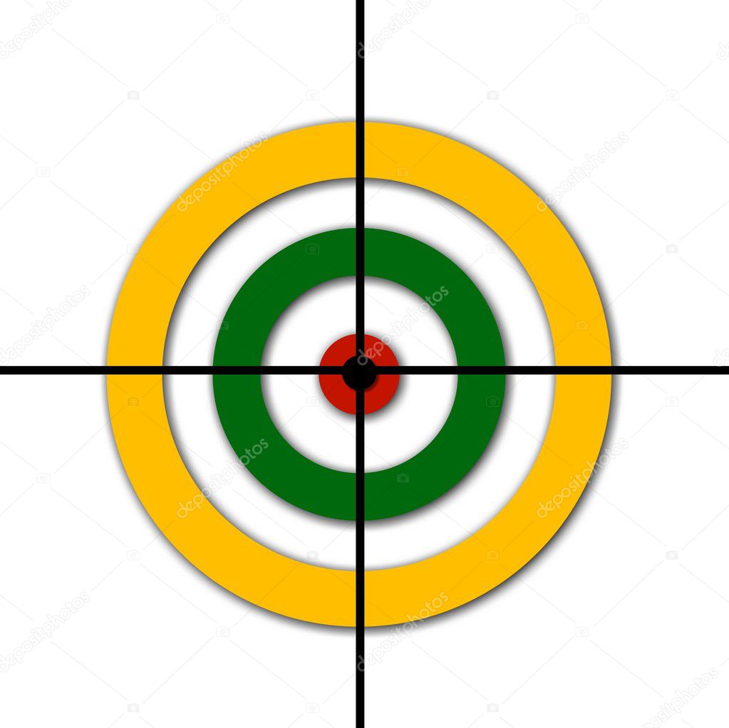 Illustration of a target symbol — Stock Photo © pdesign #1743777