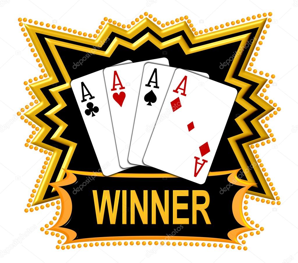 Quad Aces are the Winner — Stock Photo © pdesign #1750295