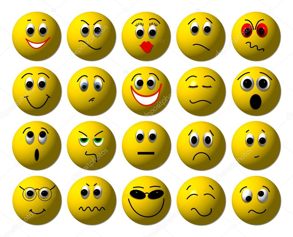 Conjunto de emoticonos web: fotografía de stock © pdesign #1765574 ...