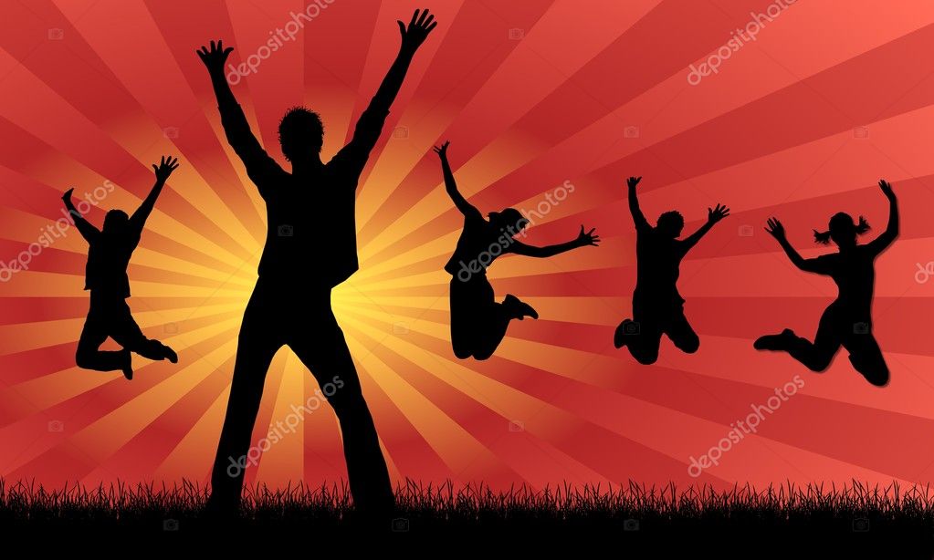 Happy abstract background Stock Photo by ©pdesign 1781417